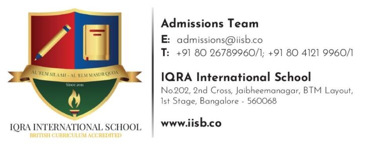 Admissions - IQRA International School | India's Top Islamic School ...